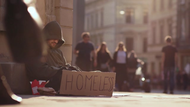 Homeless Depression Crime Drug Gang Stock Footage: Royalty-Free Video ...