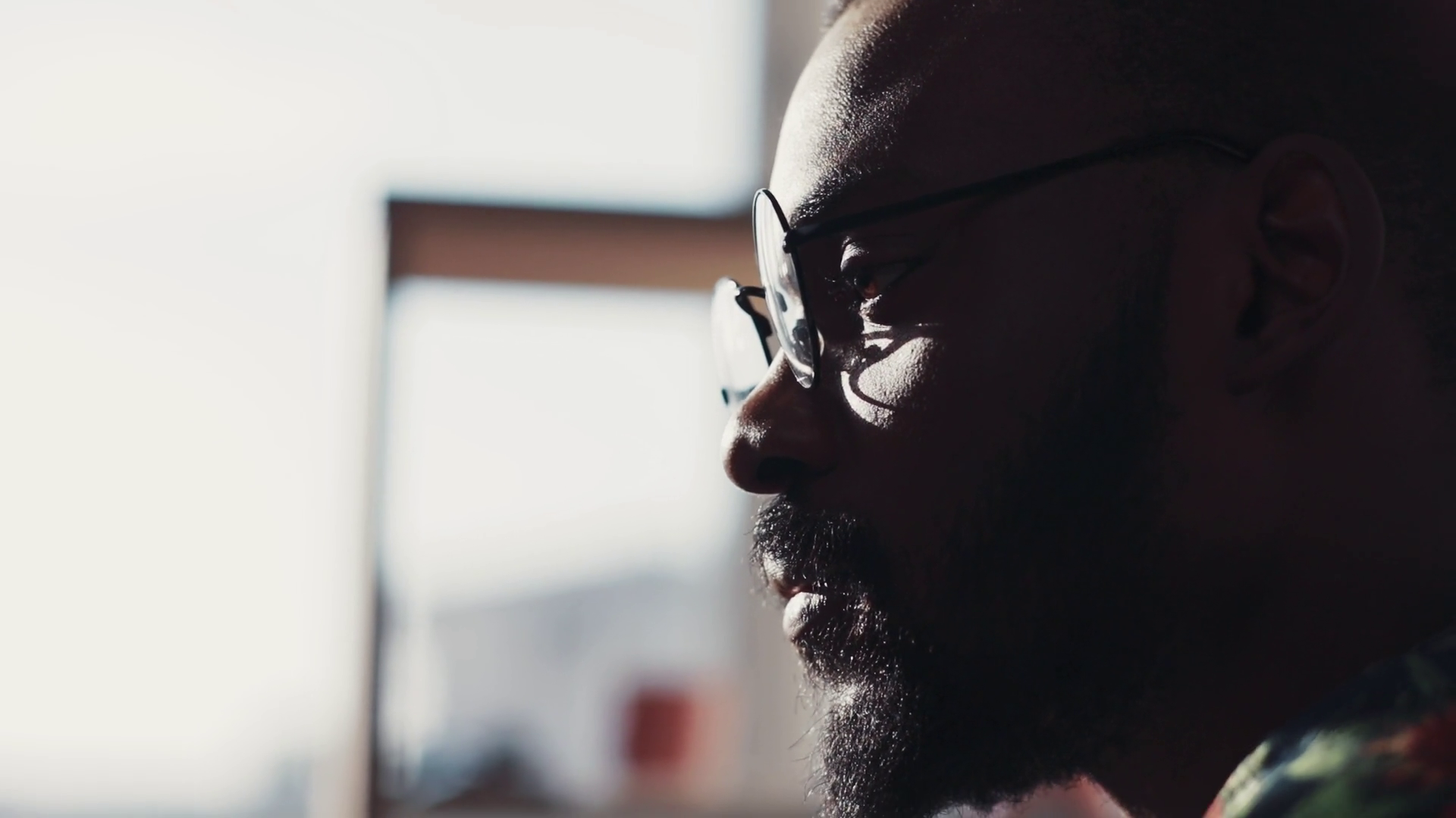 Young Face Concentration African American Stock Footage SBV-351878399 ...