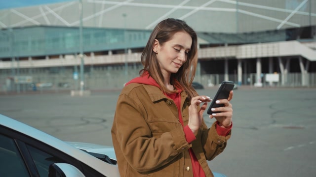 Girl With Mobil Stock Footage: Royalty-Free Video Clips - Storyblocks