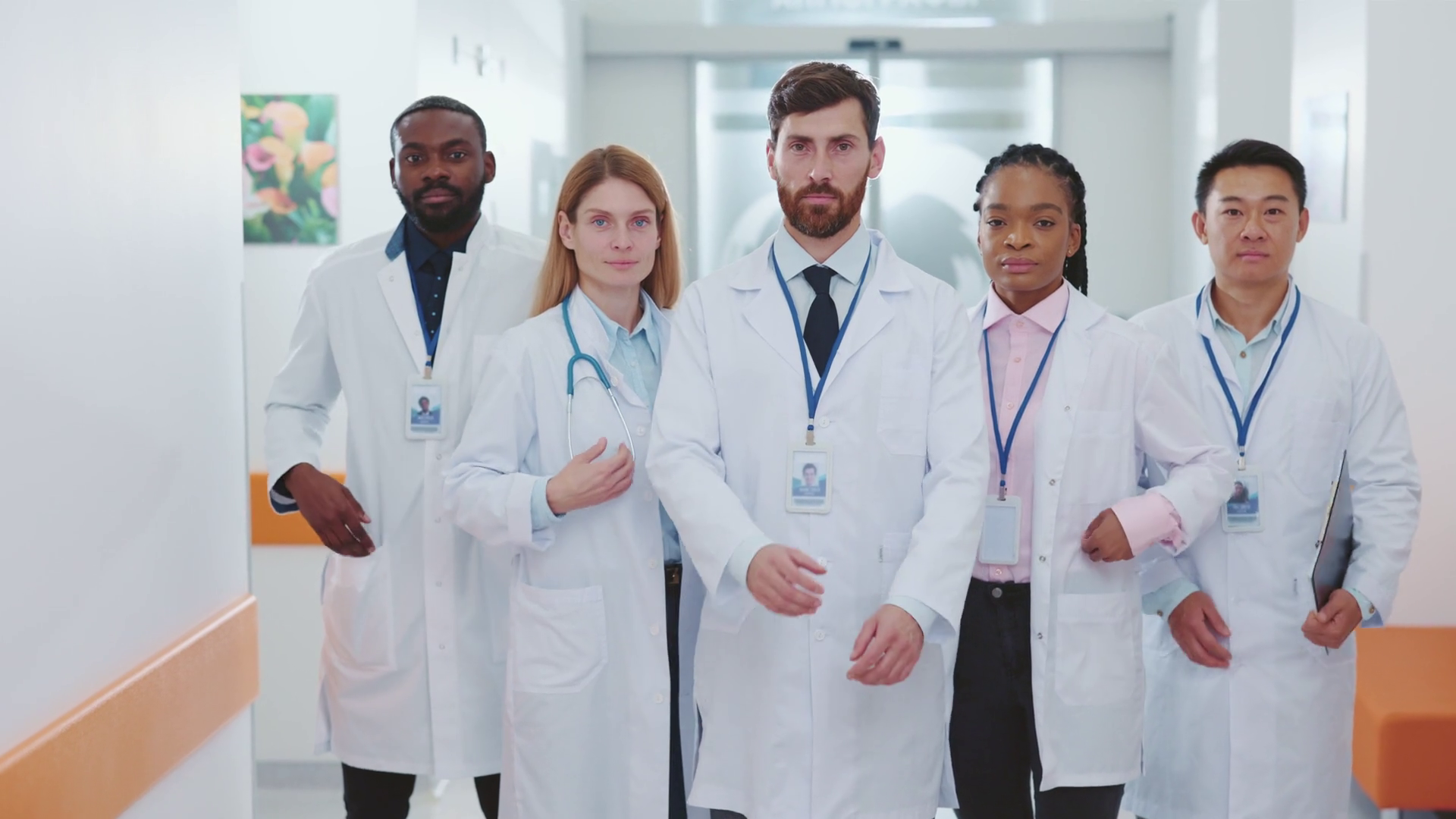 A Group Of Diverse Medical Professionals Stock Footage SBV-351950681 ...