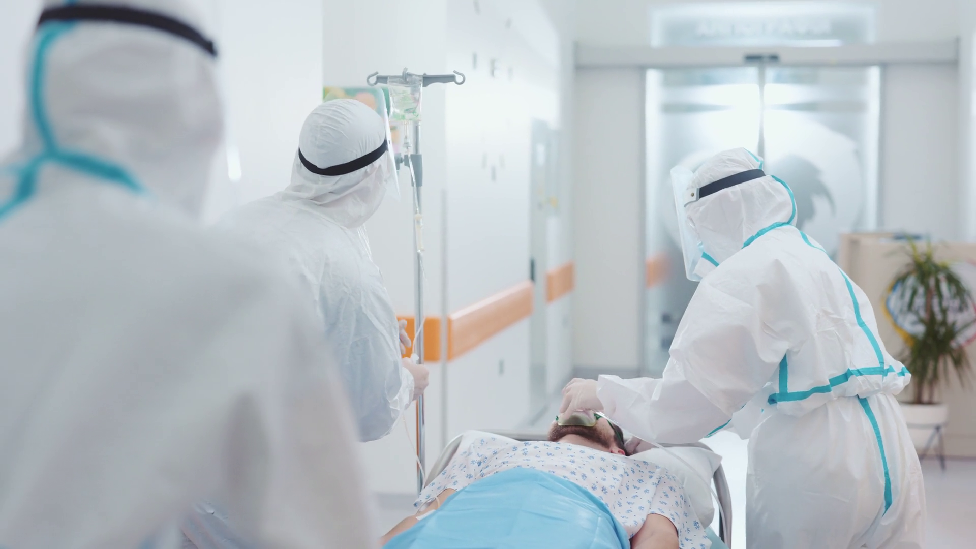 Healthcare Workers Providing Vital Support Stock Footage SBV-351938728 ...