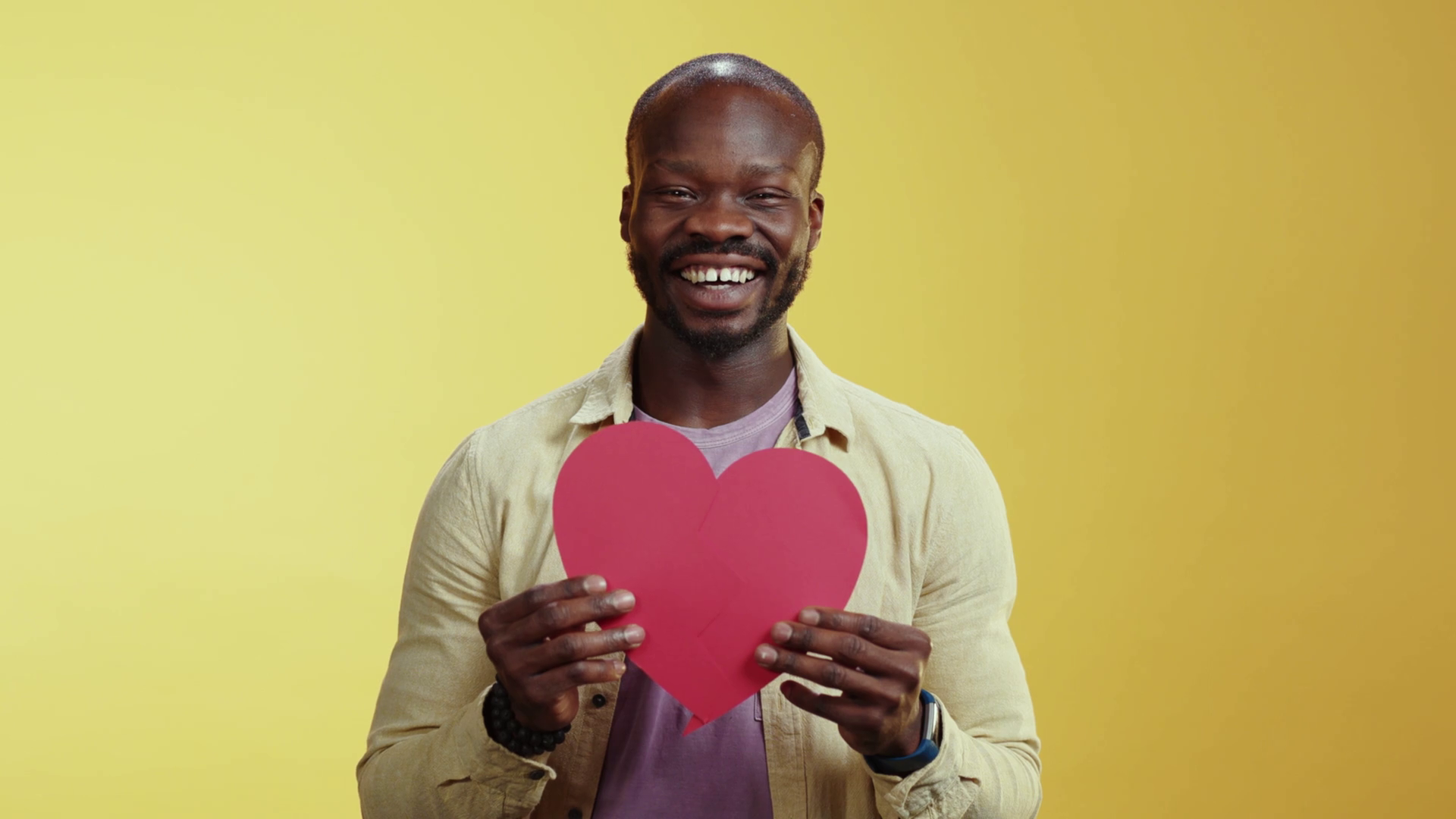 A Man Transitions From Heartbreak To Joy Stock Footage SBV-351913492 ...