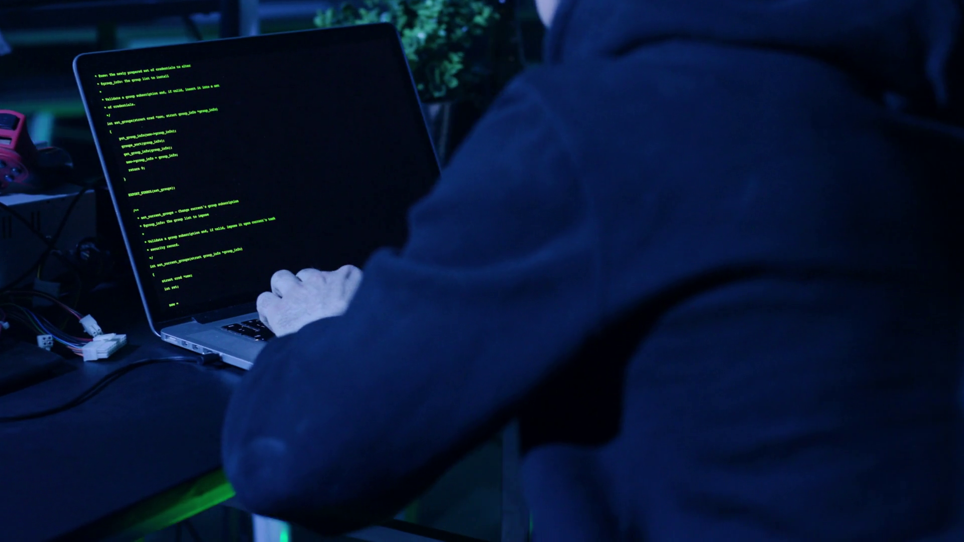 Exploring Cybersecurity In Action Dark Stock Footage SBV-351913017 ...