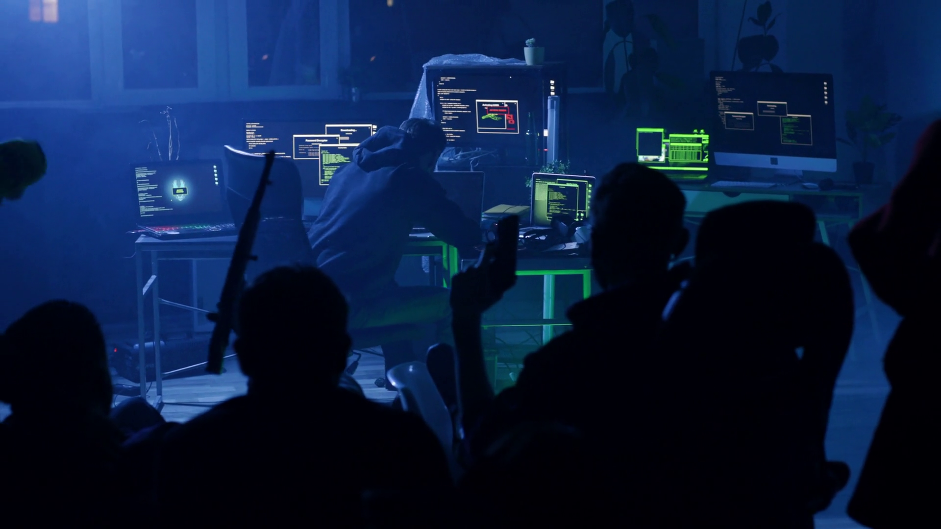 Exploring Dark Cybersecurity Operations Stock Footage SBV-351913046 ...