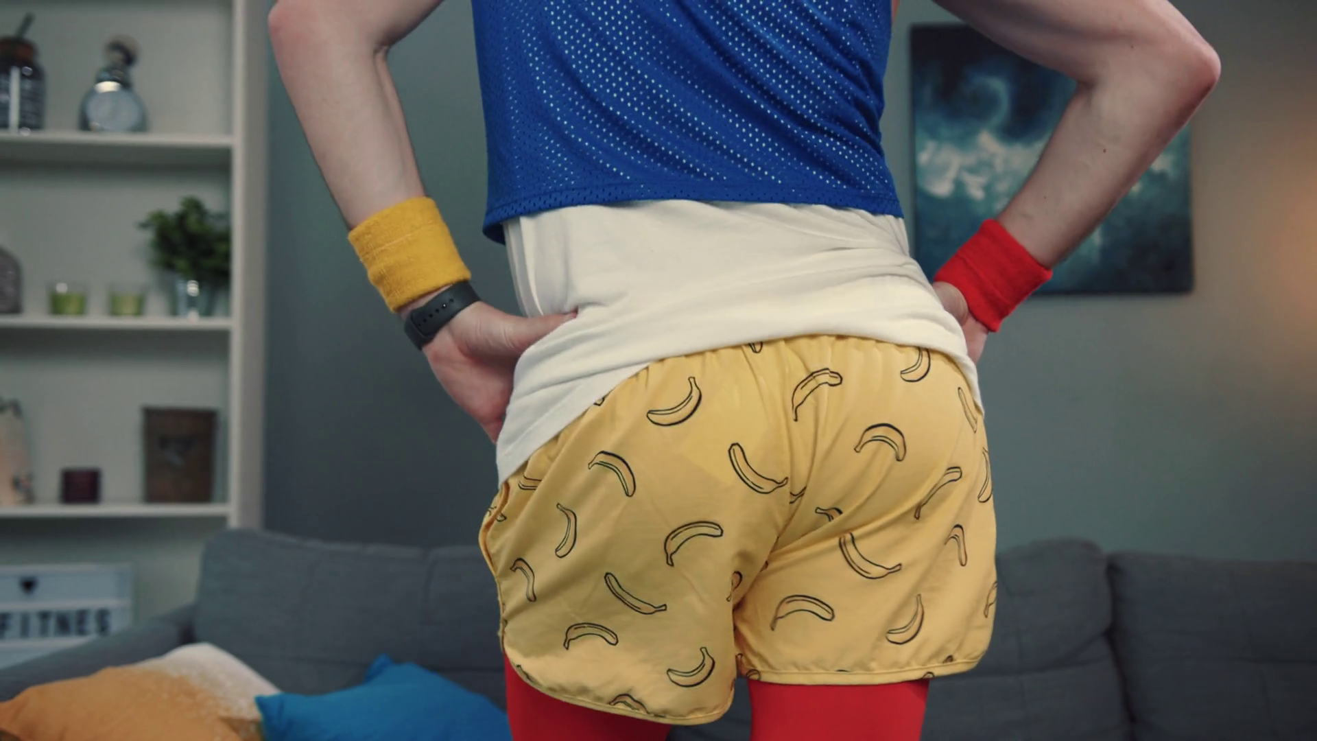 A Vibrant Colorful Athletic Outfit Featuring Stock Footage SBV ...