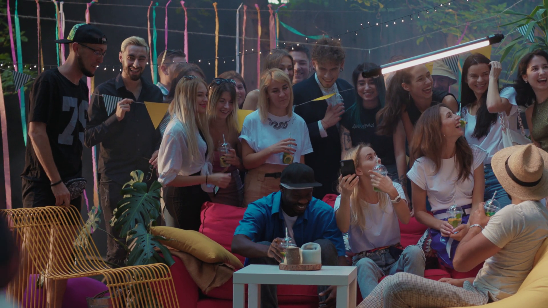 A Lively Party Filled With Laughter Stock Footage SBV-351995163 ...