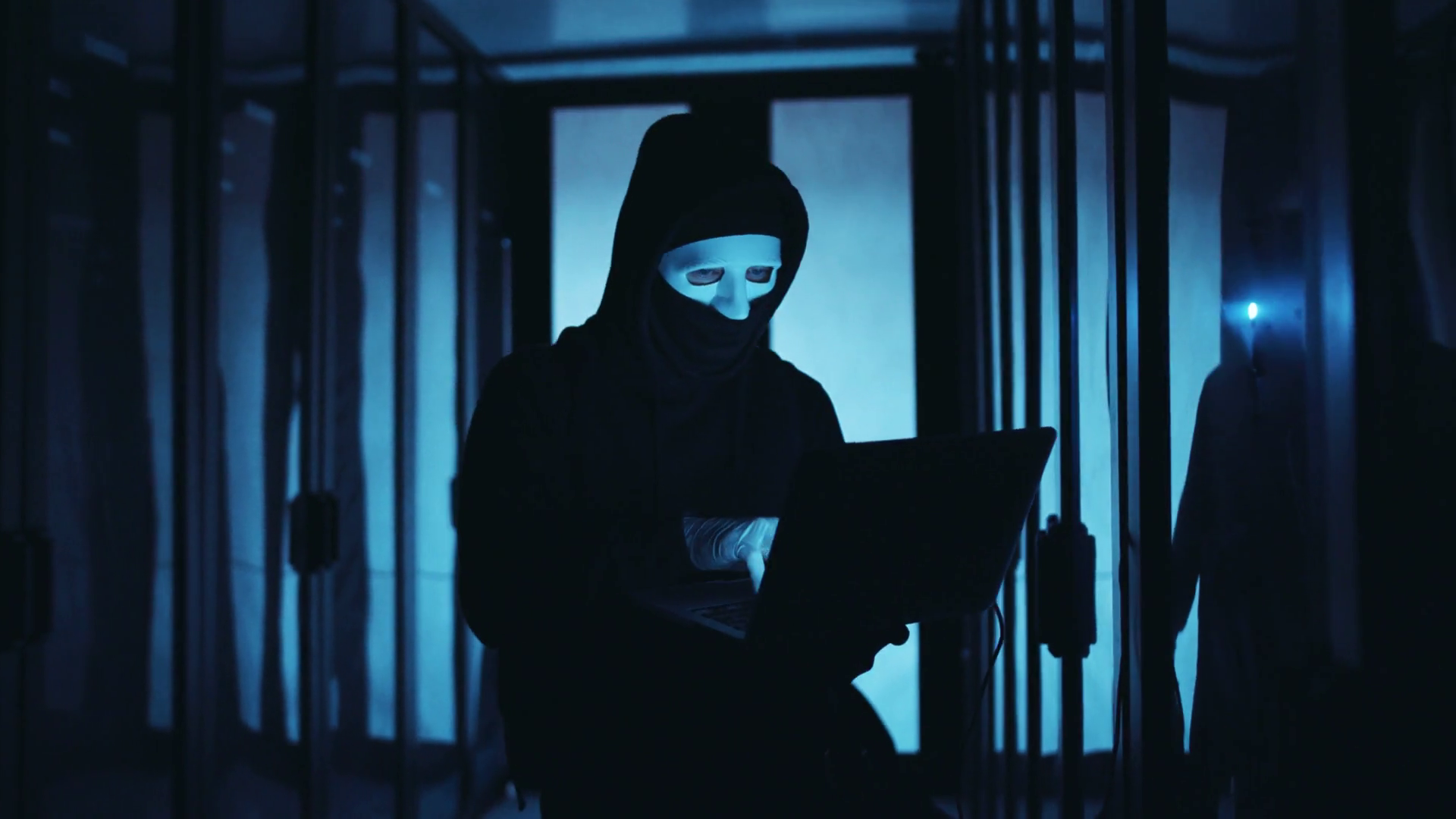 A Cybersecurity Breach Has Occurred Hacker Stock Footage SBV-351978897 ...