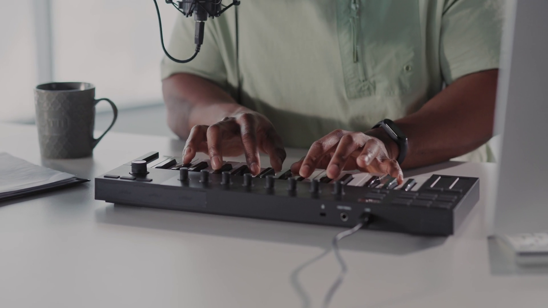 Creative Music Production In Contemporary Stock Footage SBV-351987098 ...