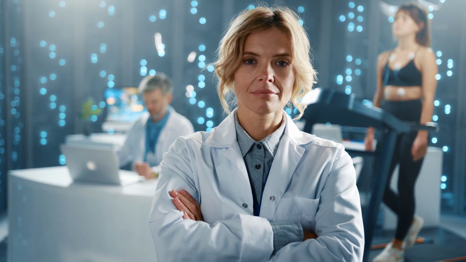 Science Laboratory Young Female Physician Stock Footage SBV-351968785 ...