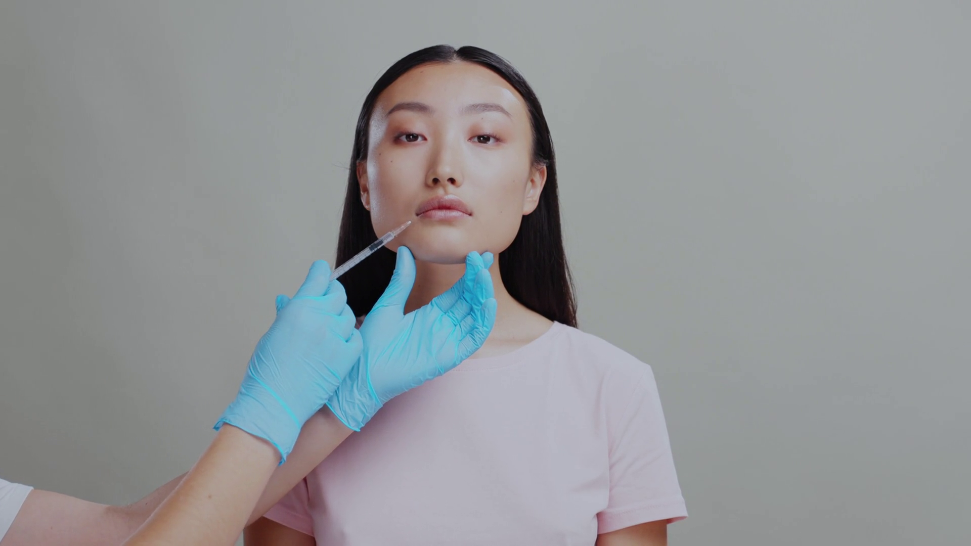 Asian Woman Is Having Lip Augmentation Stock Footage SBV-351910441 ...