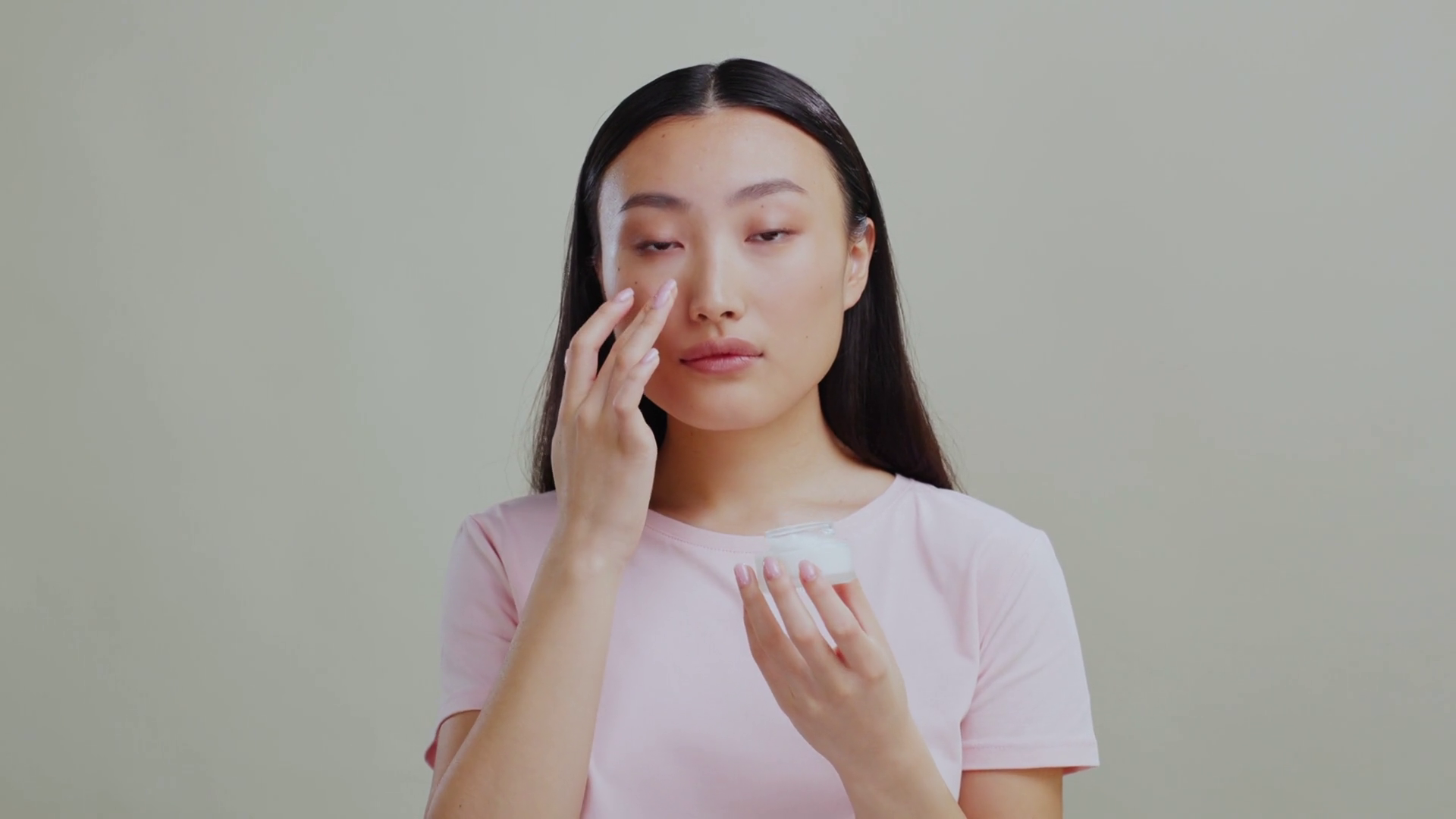 Skincare Asian Beauty Young Chinese Woman Stock Footage SBV-351910375 ...
