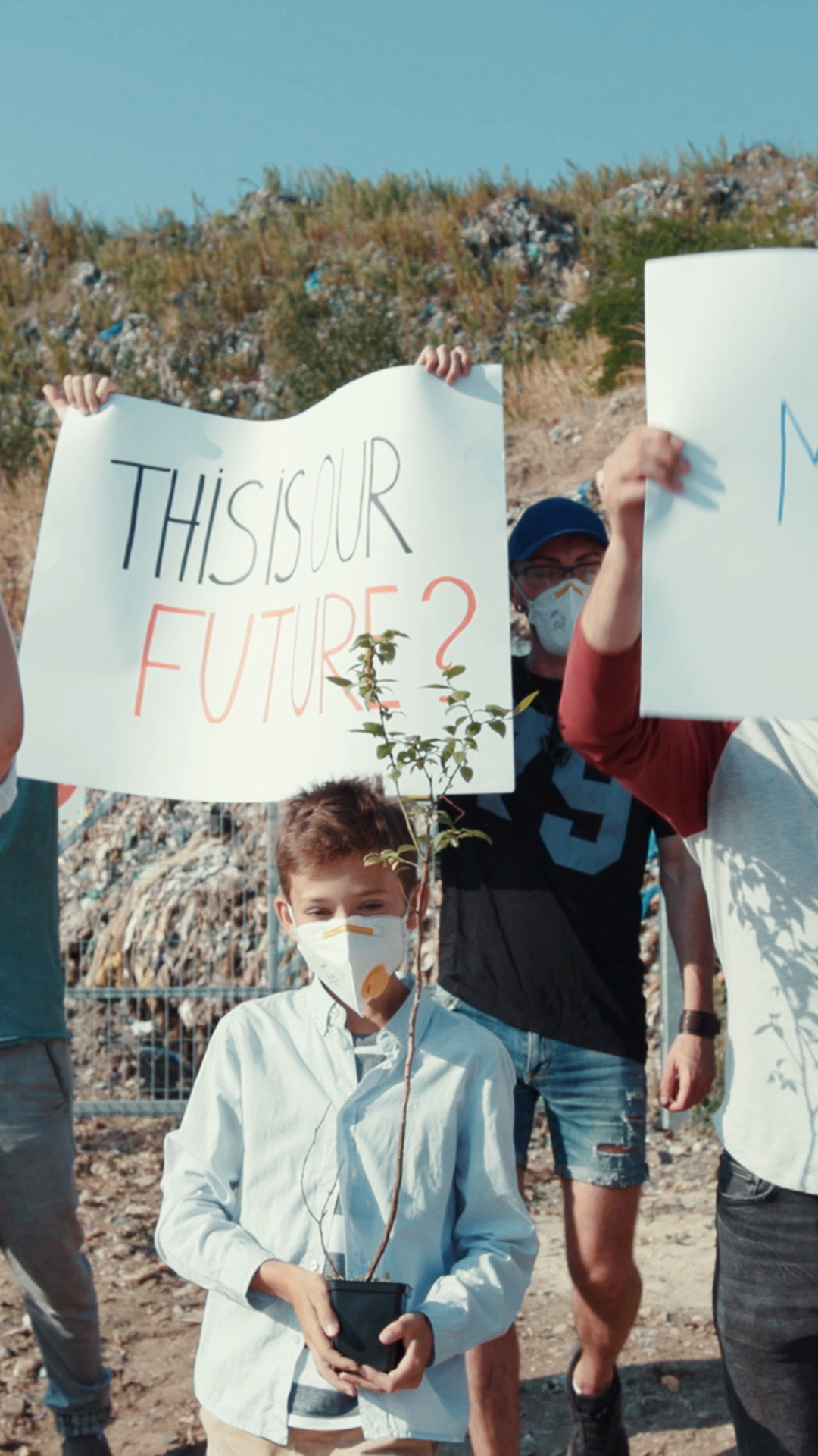 Young Individuals Rally Advocate Sustainable Stock Footage SBV ...