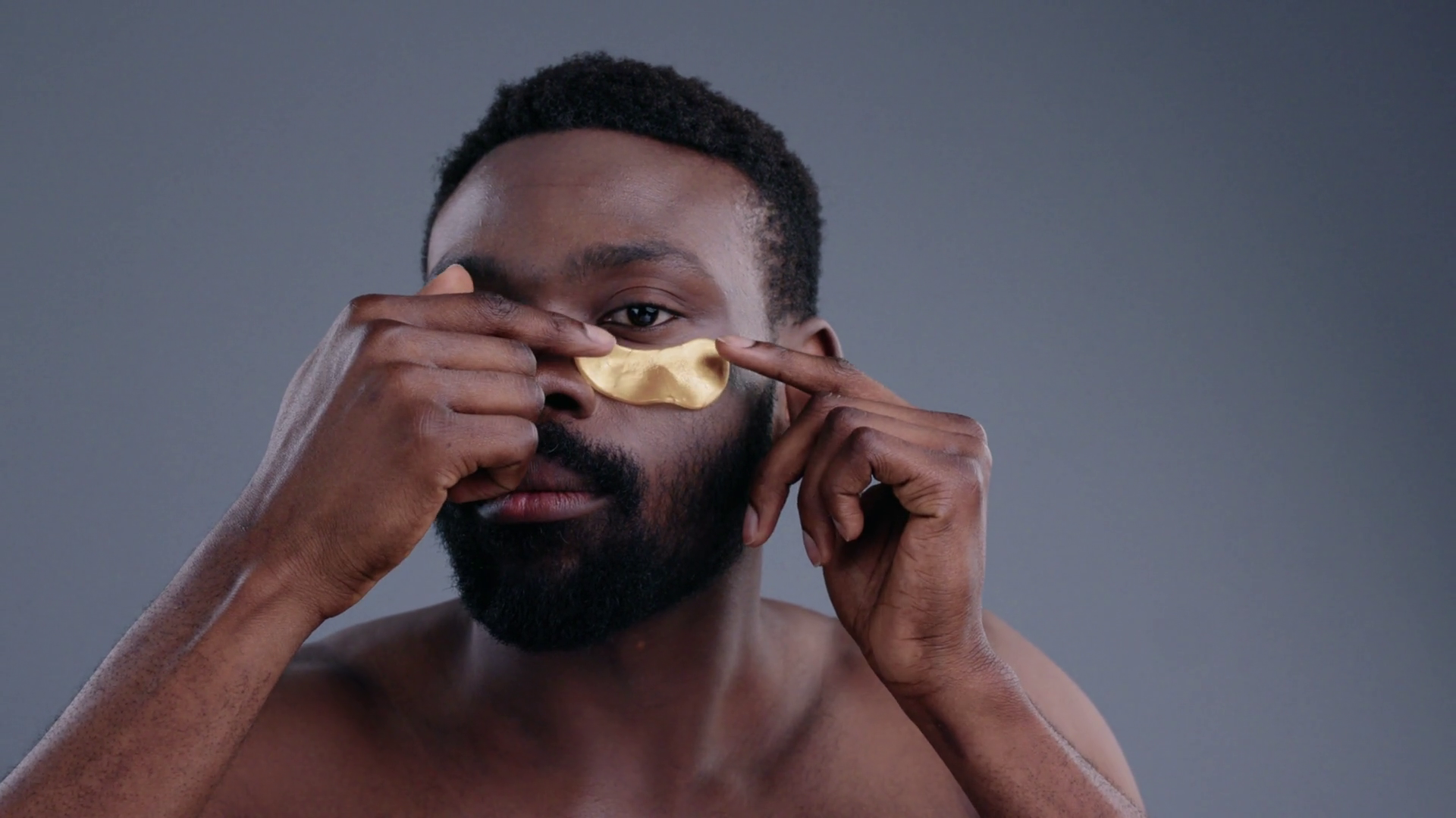 Beautiful Sensual Young Black Man Applying Stock Footage SBV-351858064 - Storyblocks