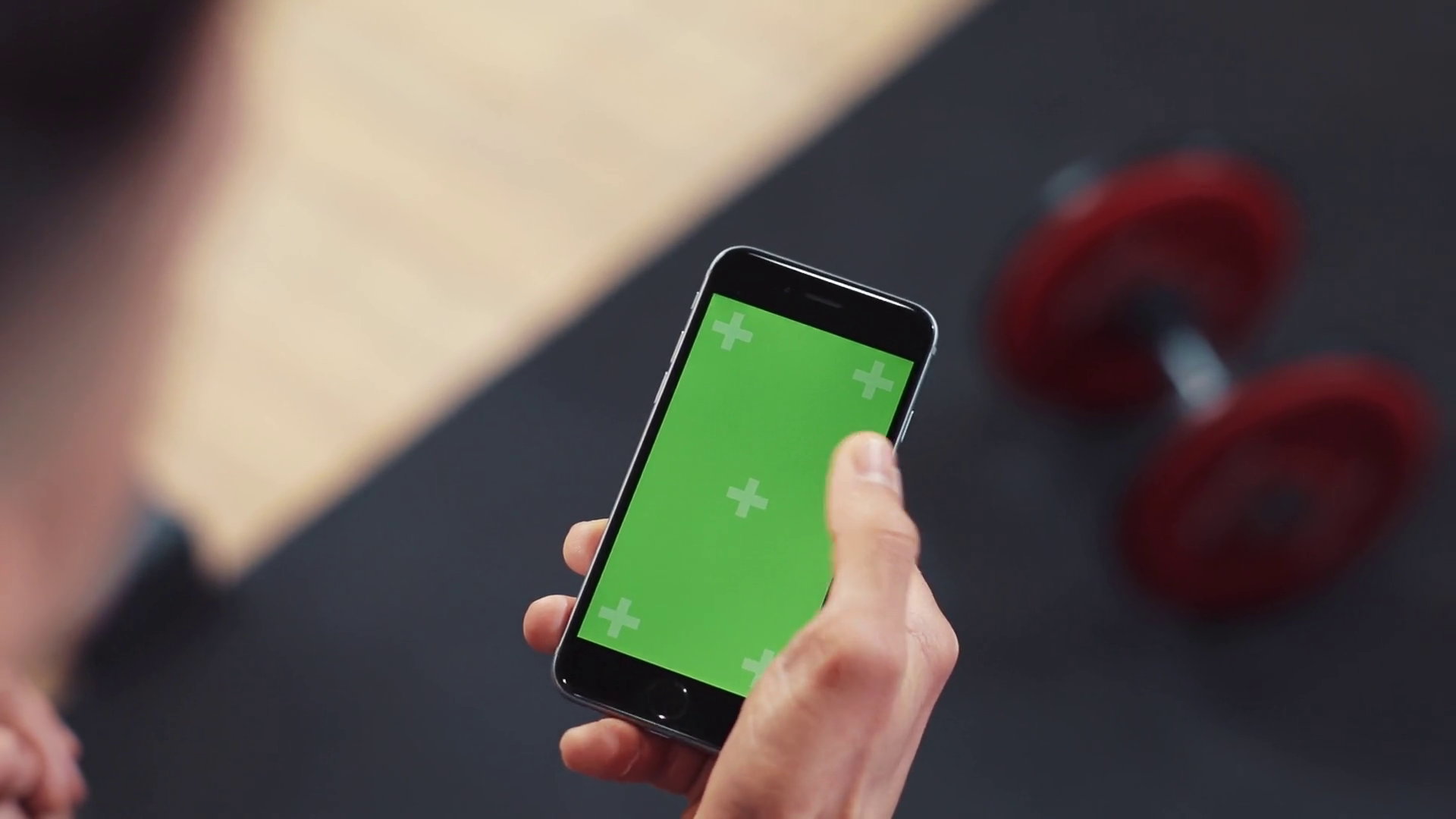 Close Up Hand Man Use Phone With Vertical Stock Footage SBV-351917537 ...