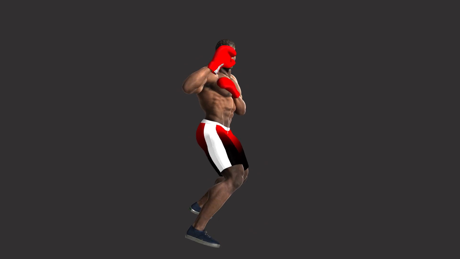 man practicing boxing, animation, Alpha channel Motion Background ...