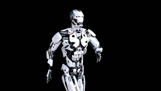 Robot Green Screen | Technology motion backgrounds - Storyblocks