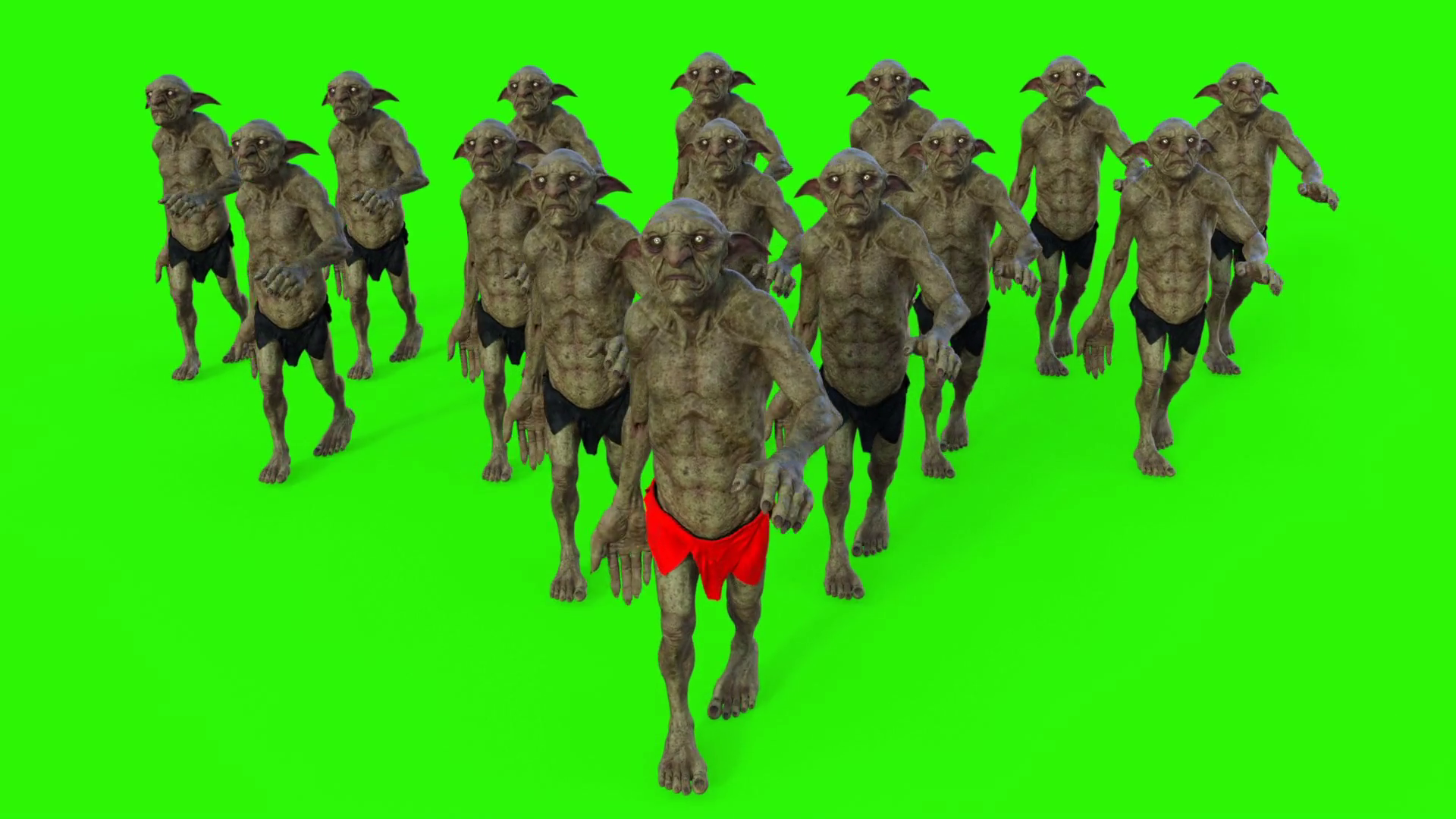 Going Crowd Of Goblins Monster Animation Stock Motion Graphics SBV ...