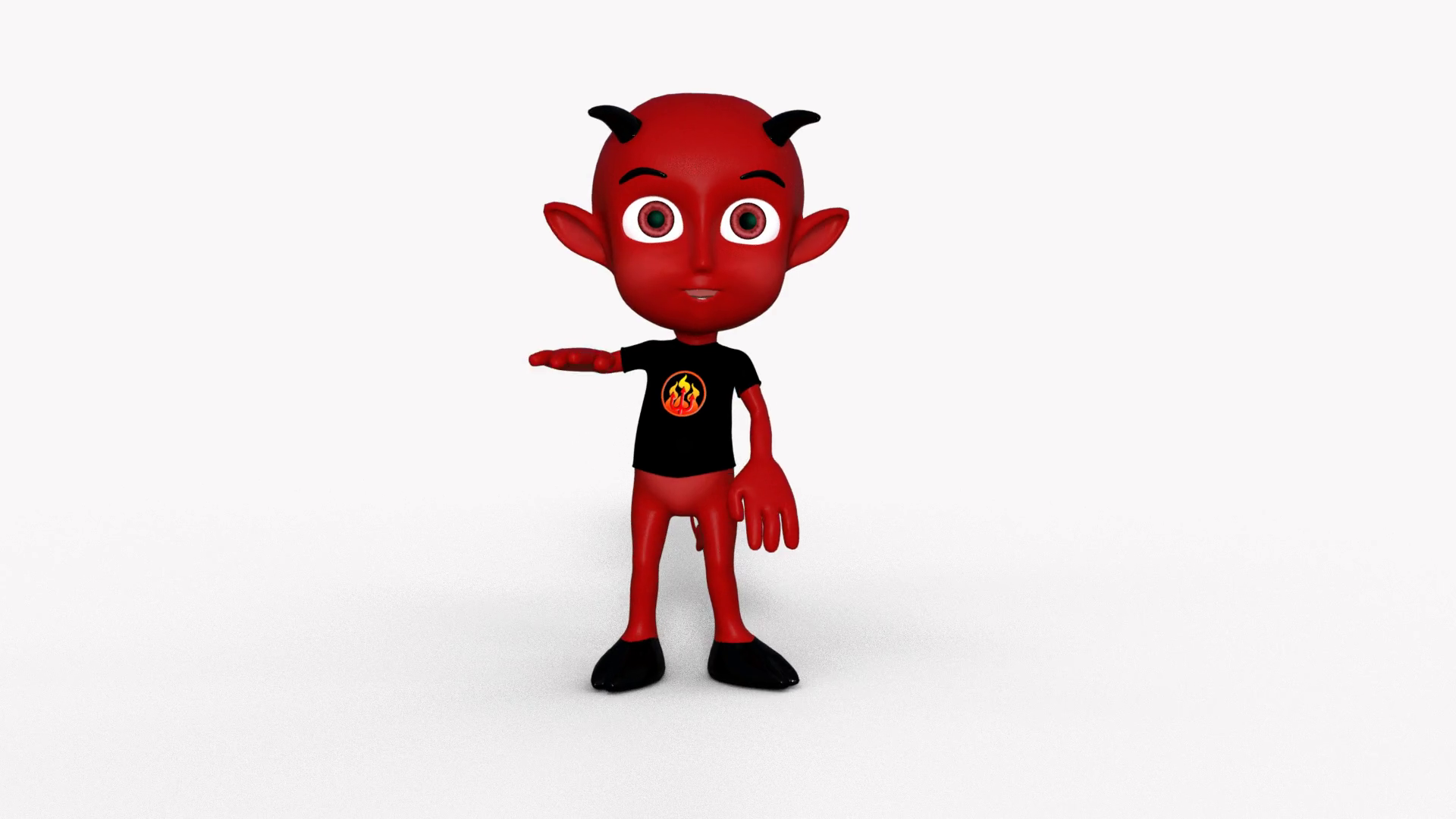 Little Devil Dancing Transparent Background Stock Motion Graphics SBV ...