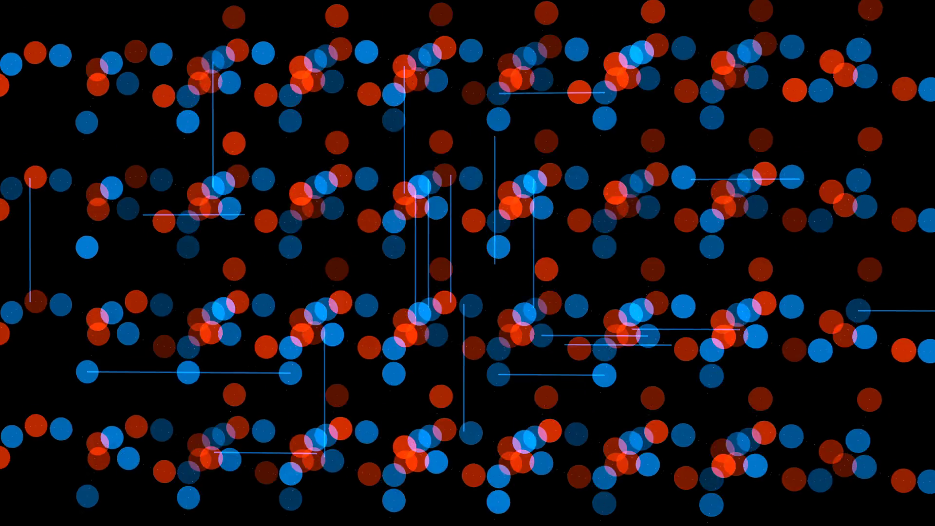 Red Blue Dots Float On Black Background In Stock Motion Graphics SBV ...