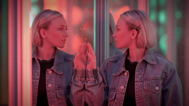 Self Reflection Mirror Stock Footage: Royalty-Free Video Clips ...