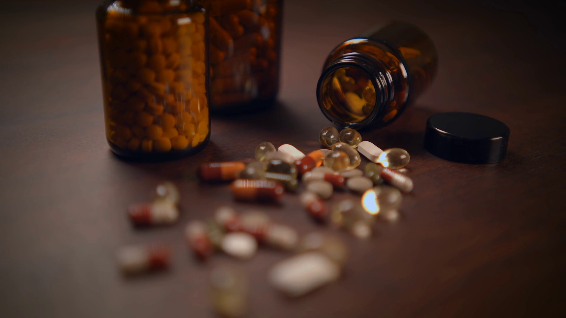 Various Pharmaceutical Medicine Pills On Stock Footage SBV-351694869 ...