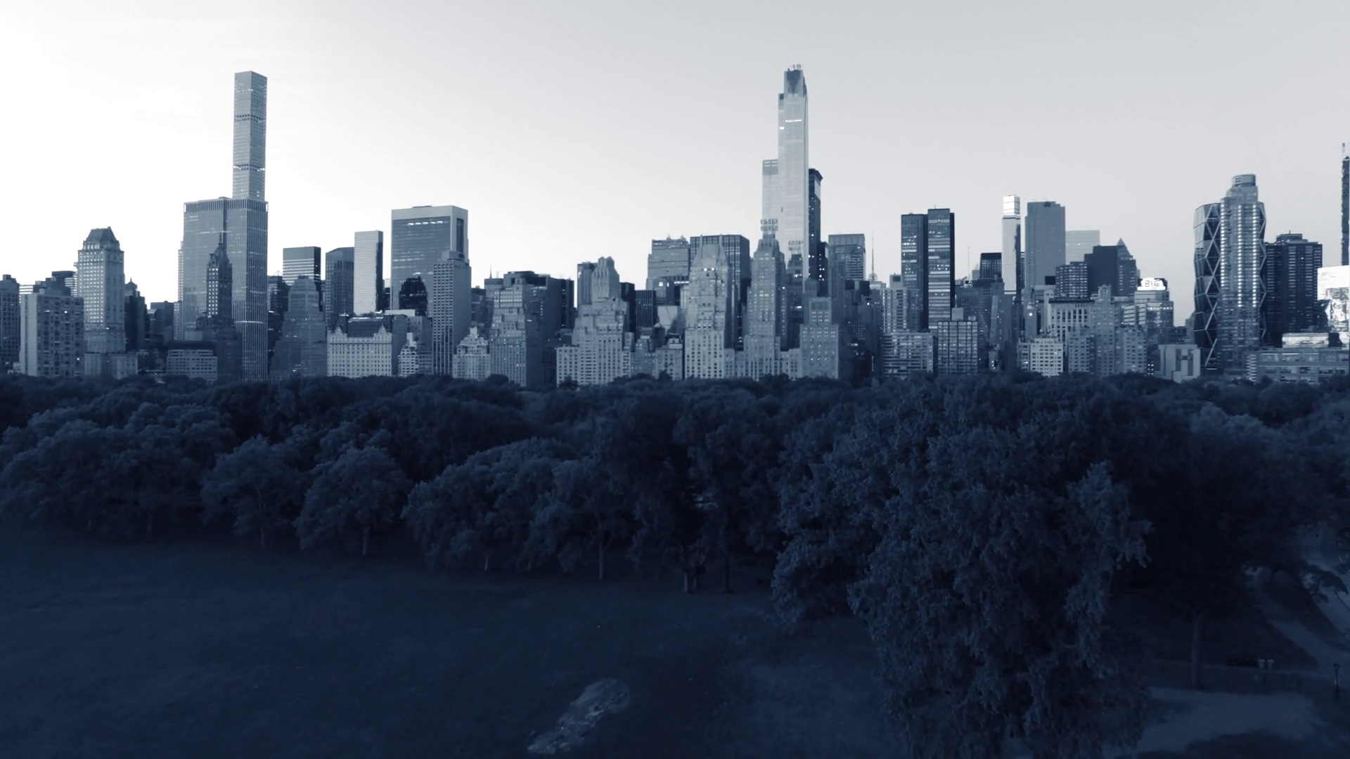 Aerial View Of City Skyline Buildings Urban Stock Footage SBV-305229432 ...