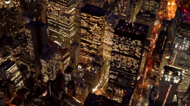 Overhead Night City Stock Footage: Royalty-Free Video Clips - Storyblocks