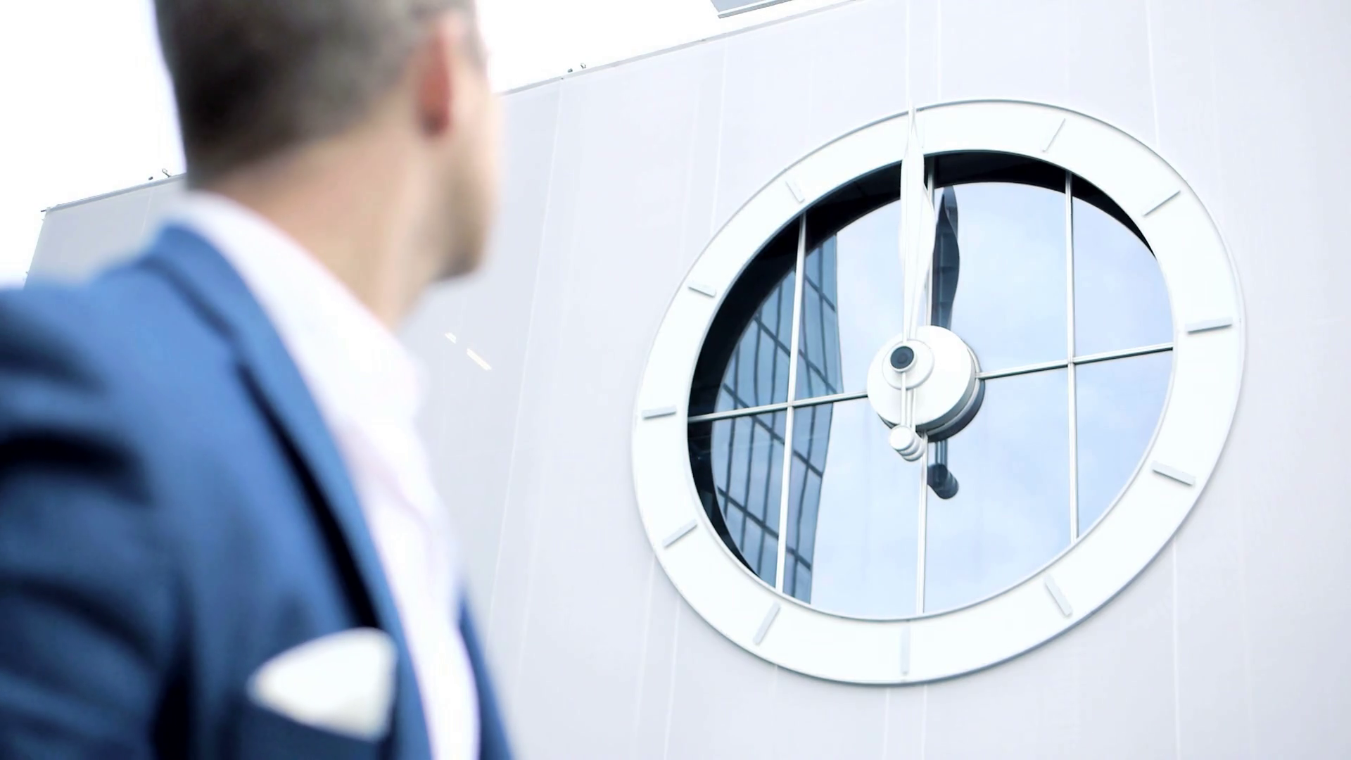 Businessman Looking At Time Meeting Timing Stock Footage SBV-307923668 ...