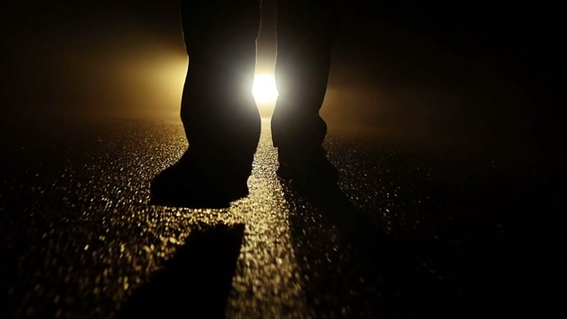 Man Running Away At Night Stock Footage: Royalty-Free Video Clips ...