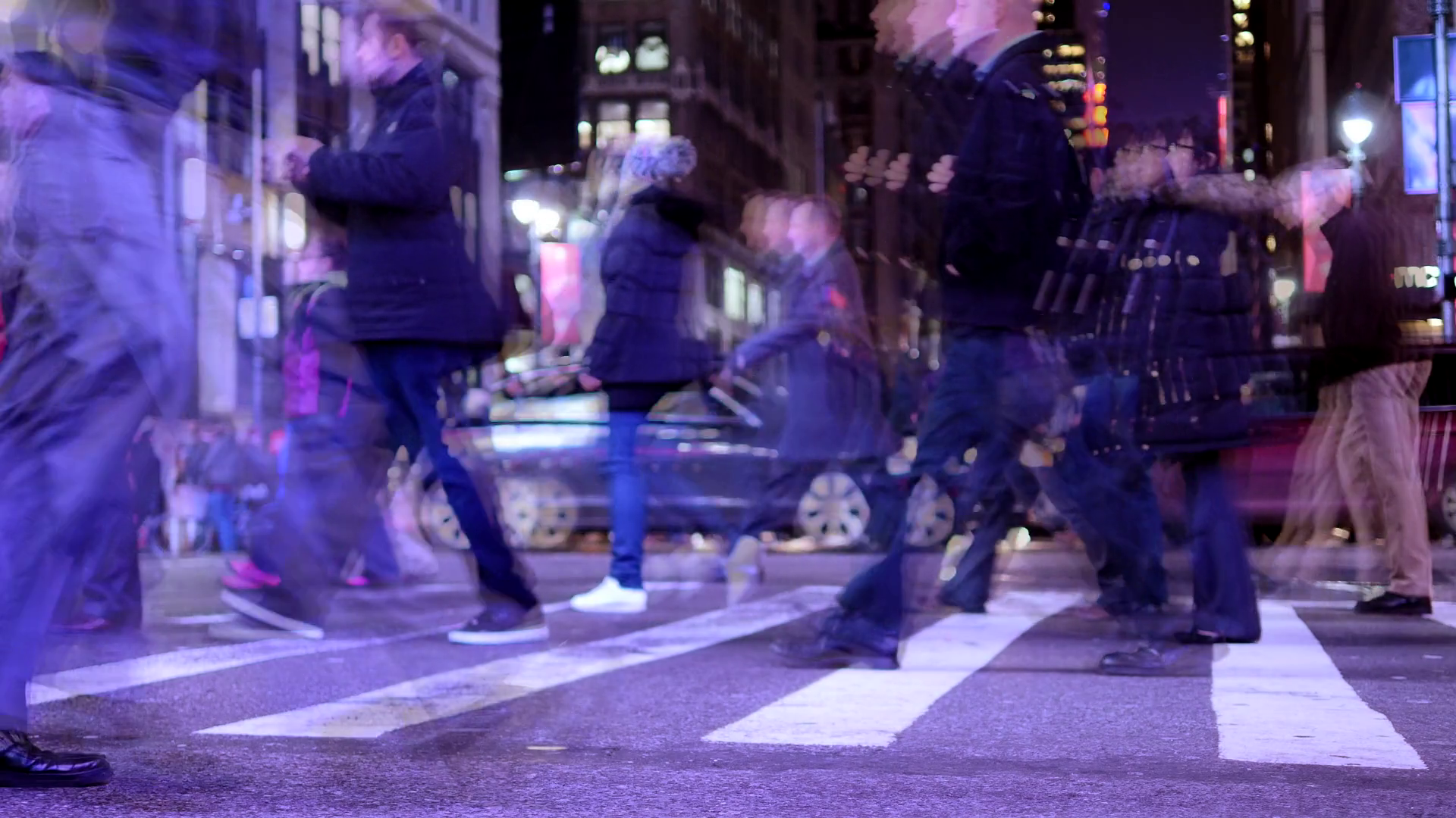 Commuters Going Work People Walking On City Stock Footage SBV-307651034 ...