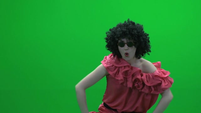 Woman Dancing Green Screen Stock Footage: Royalty-Free Video Clips ...