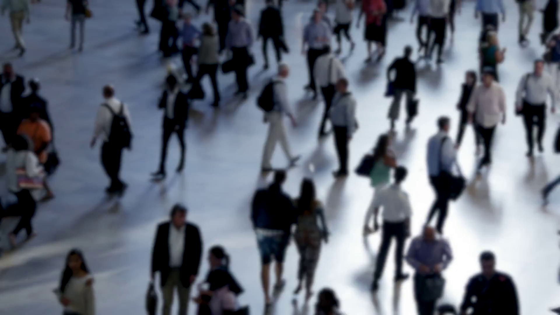 Hectic Street Scene Of People Commuting In Stock Footage SBV-308827895 ...