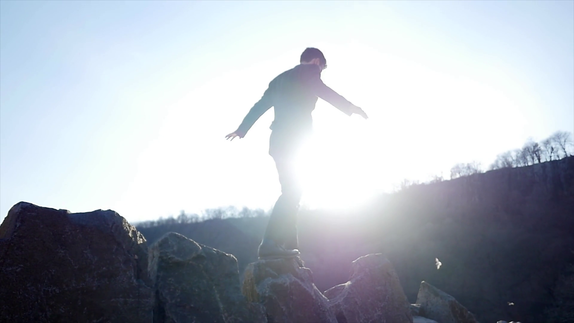 Man Overcoming Obstacles Succeed In Business Stock Footage SBV ...