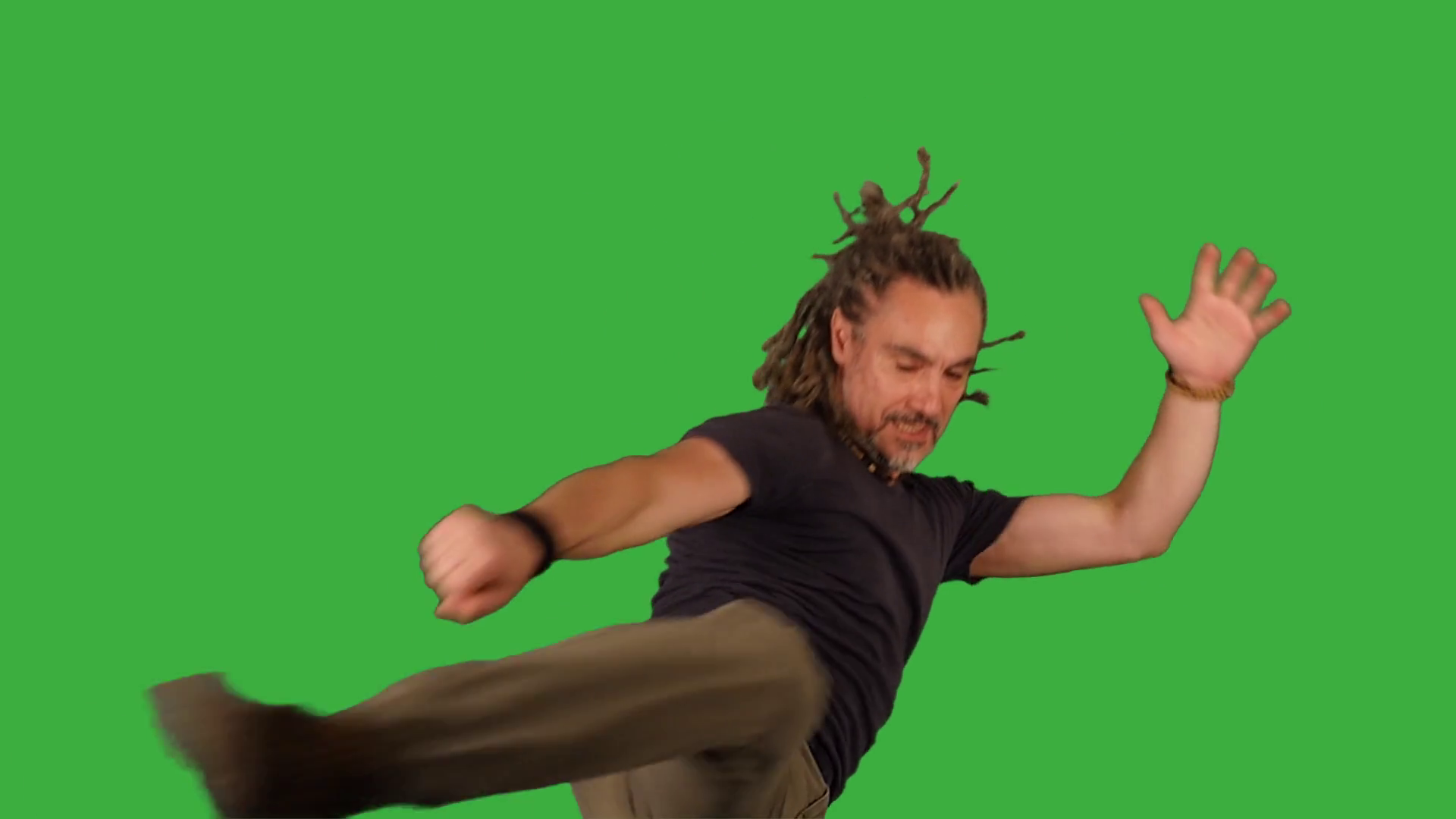 Martial Artist Fighting In Slow Motion Stock Footage SBV-308248618 ...