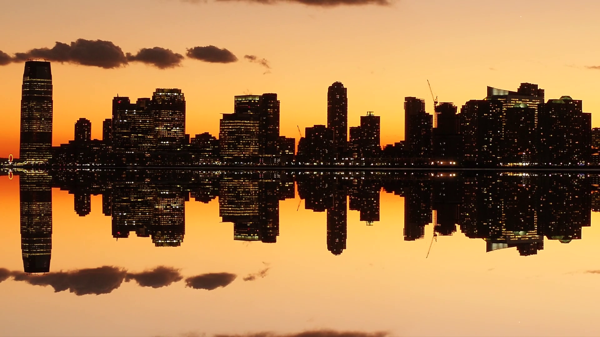 Urban City Skyline Metropolis Buildings Stock Footage SBV-348404763 ...