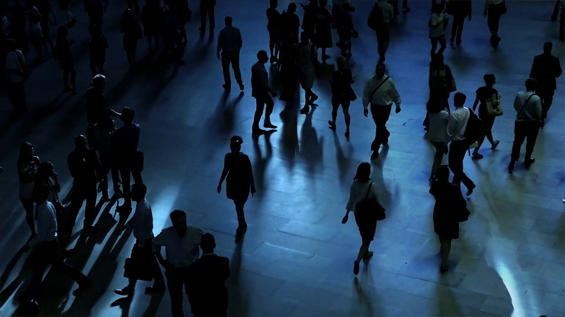 People Walking In Crowded Urban Area Of Stock Footage SBV-348400013 ...