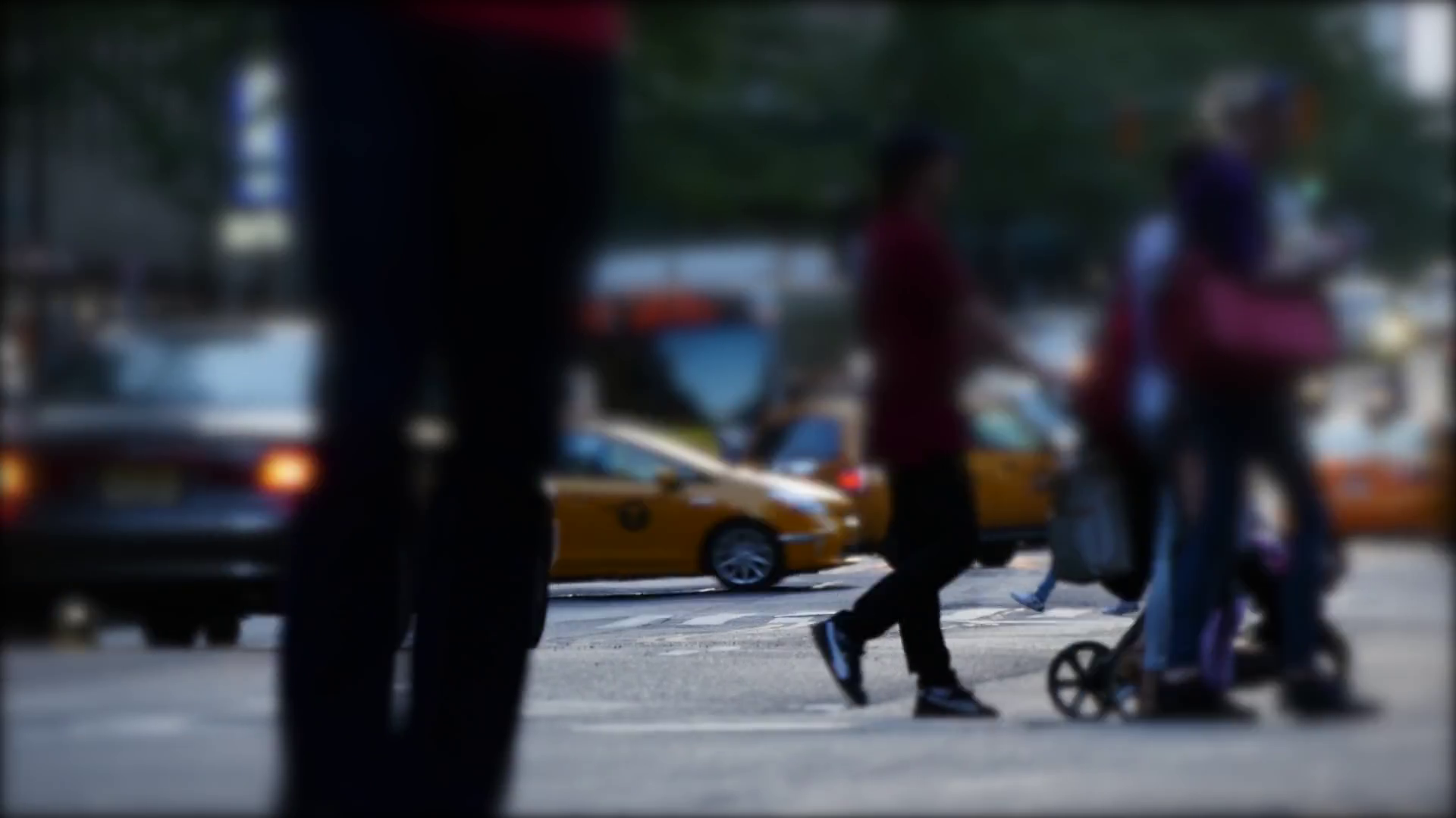 Pedestrians Commuting On Crowded Street In Stock Footage SBV-348400101 ...
