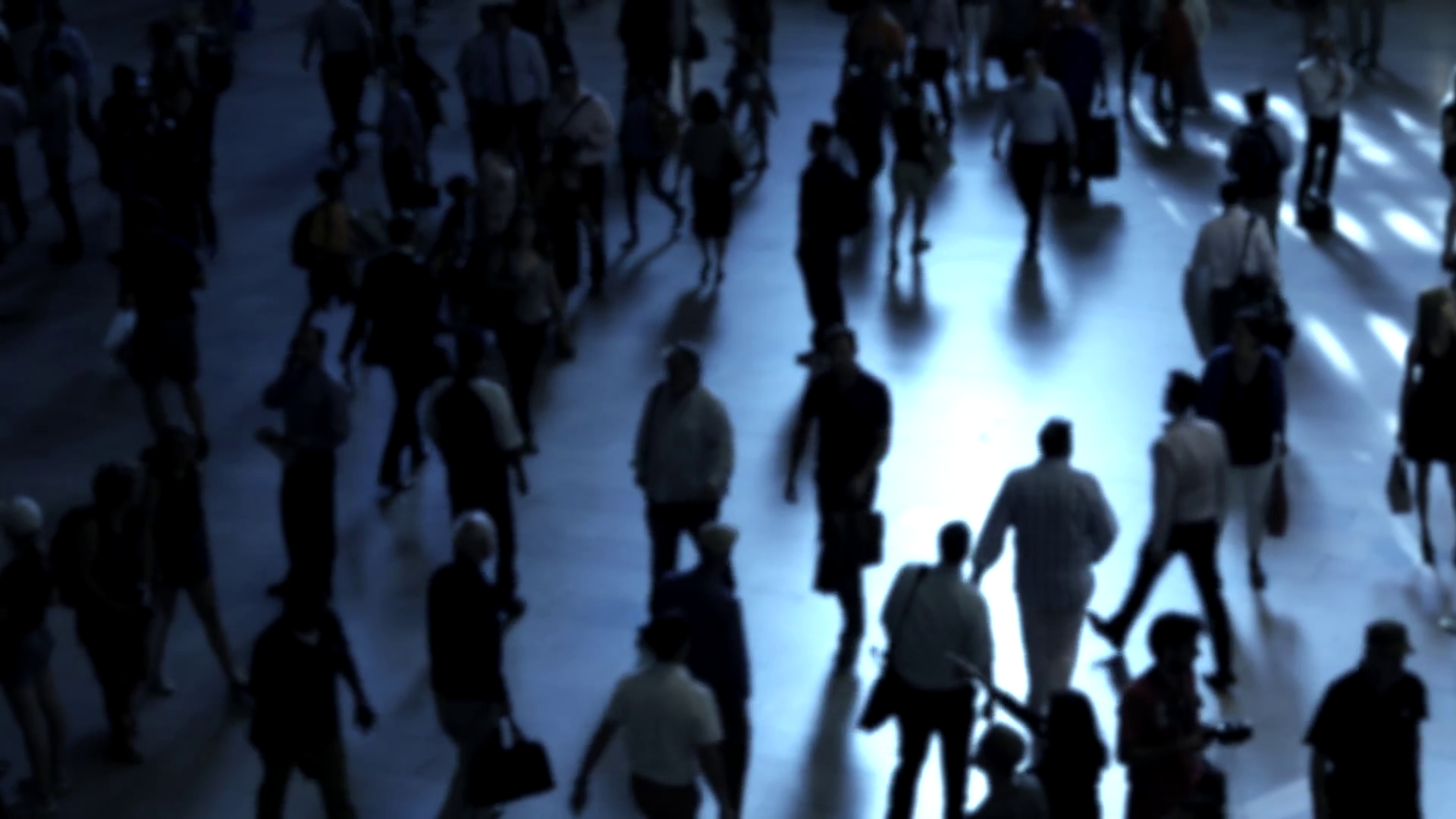 Pedestrians Commuting On Crowded Street In Stock Footage SBV-348399676 ...