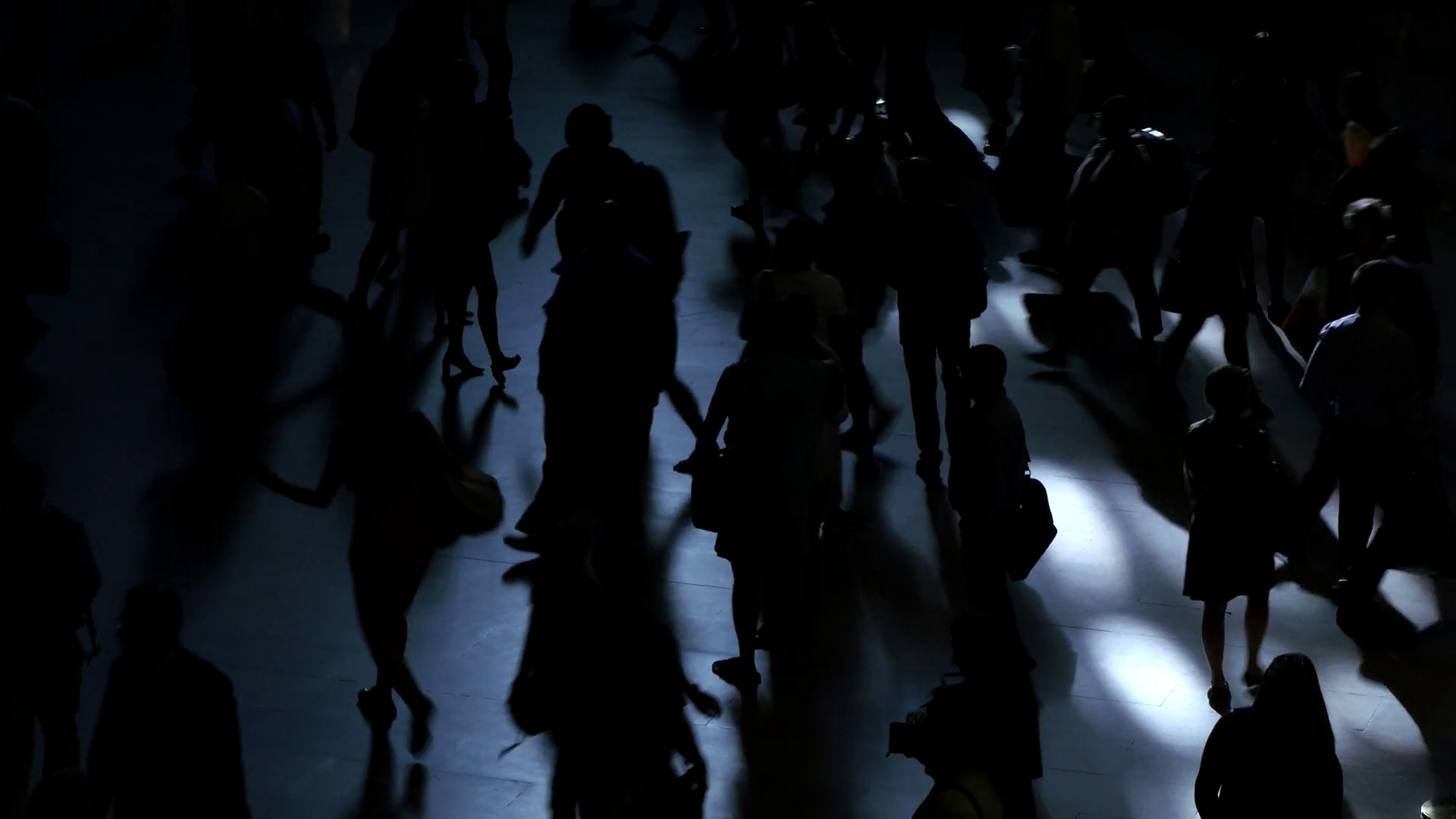 People Walking On Crowded Urban Area Of Stock Footage SBV-348400105 ...