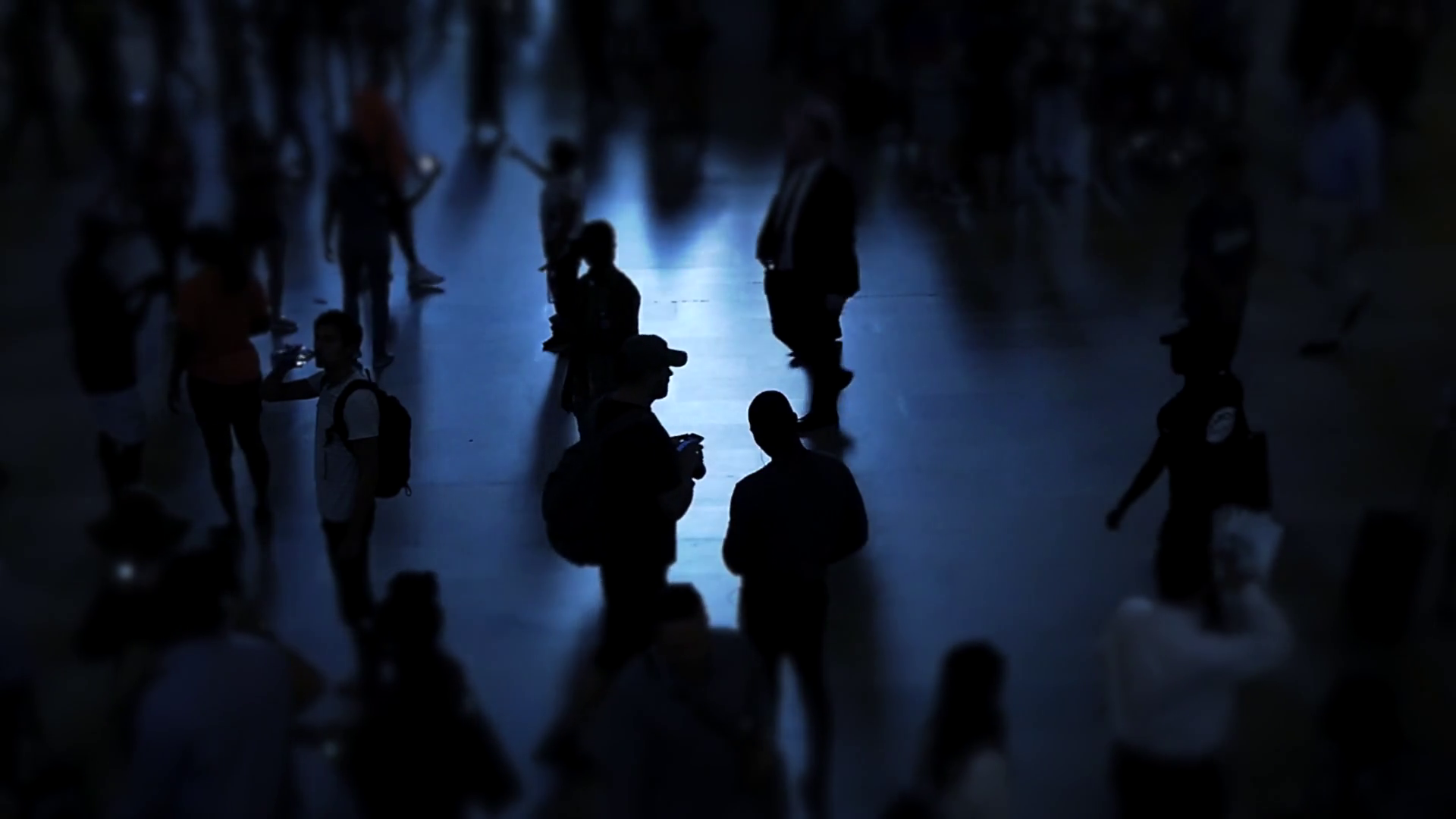 Pedestrians Commuting On Crowded Street In Stock Footage SBV-348399143 ...