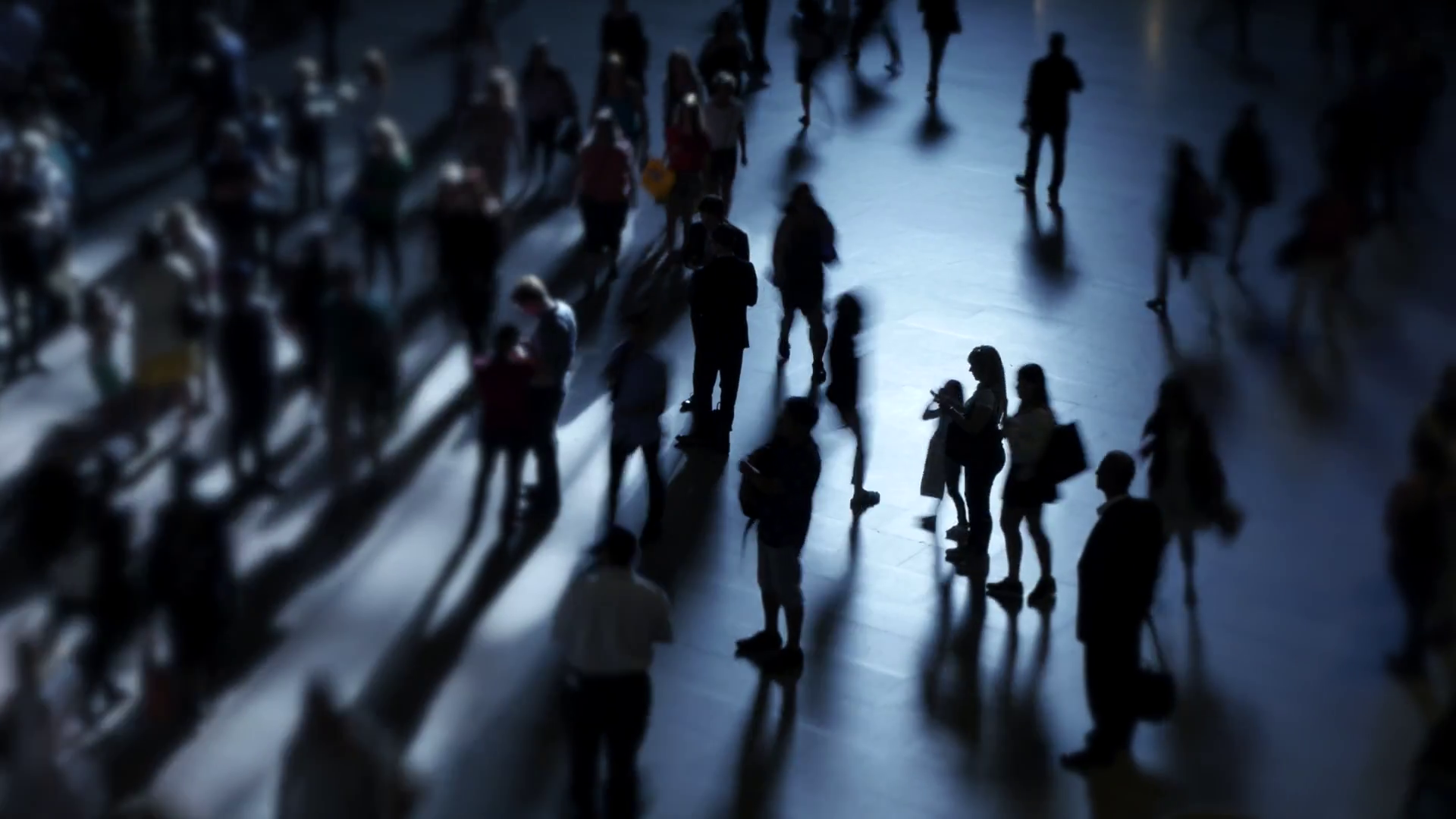 People Walking On Crowded Urban Area Of Stock Footage SBV-348399861 ...