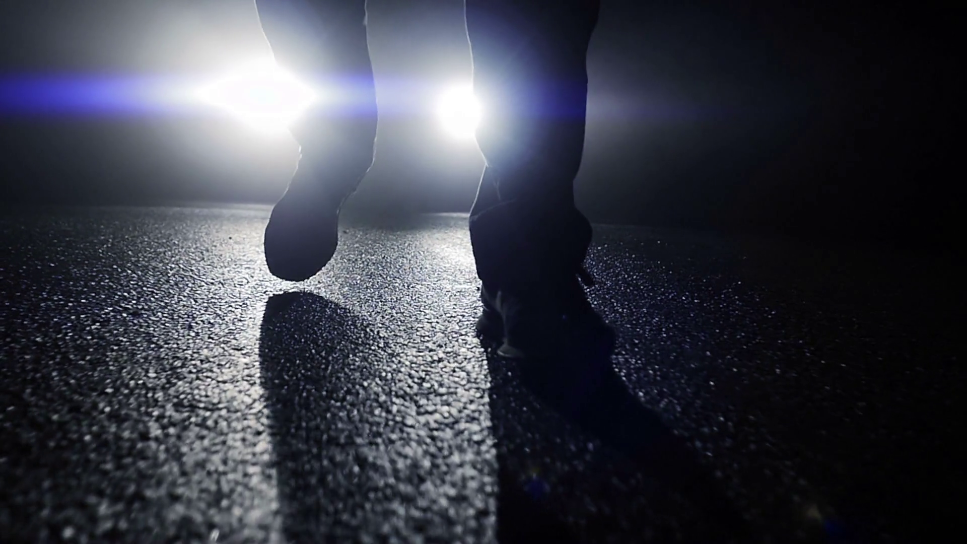 Close Up View Of Feet Of Person Walking On Stock Footage SBV-348399983 ...