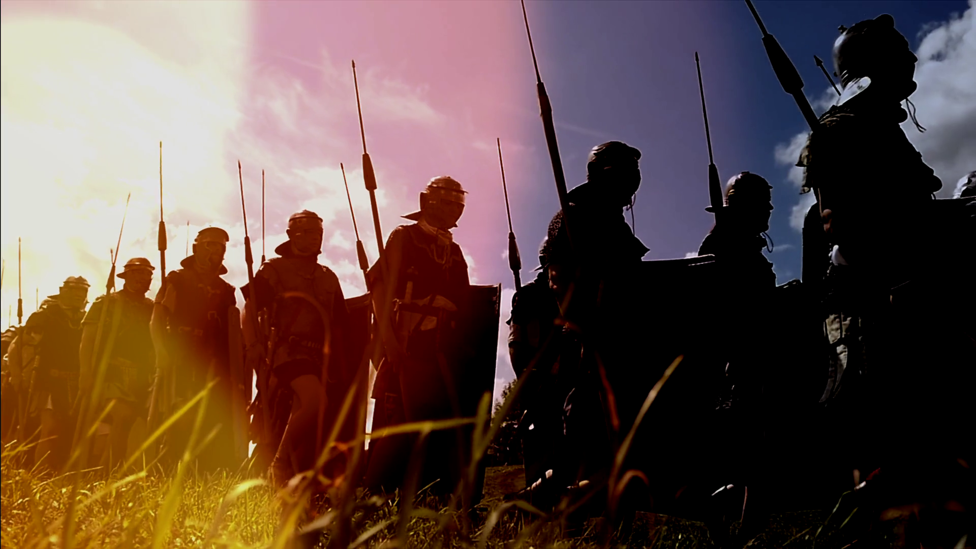 Historical Gladiators Soldiers Walking Stock Footage SBV-348399781 ...