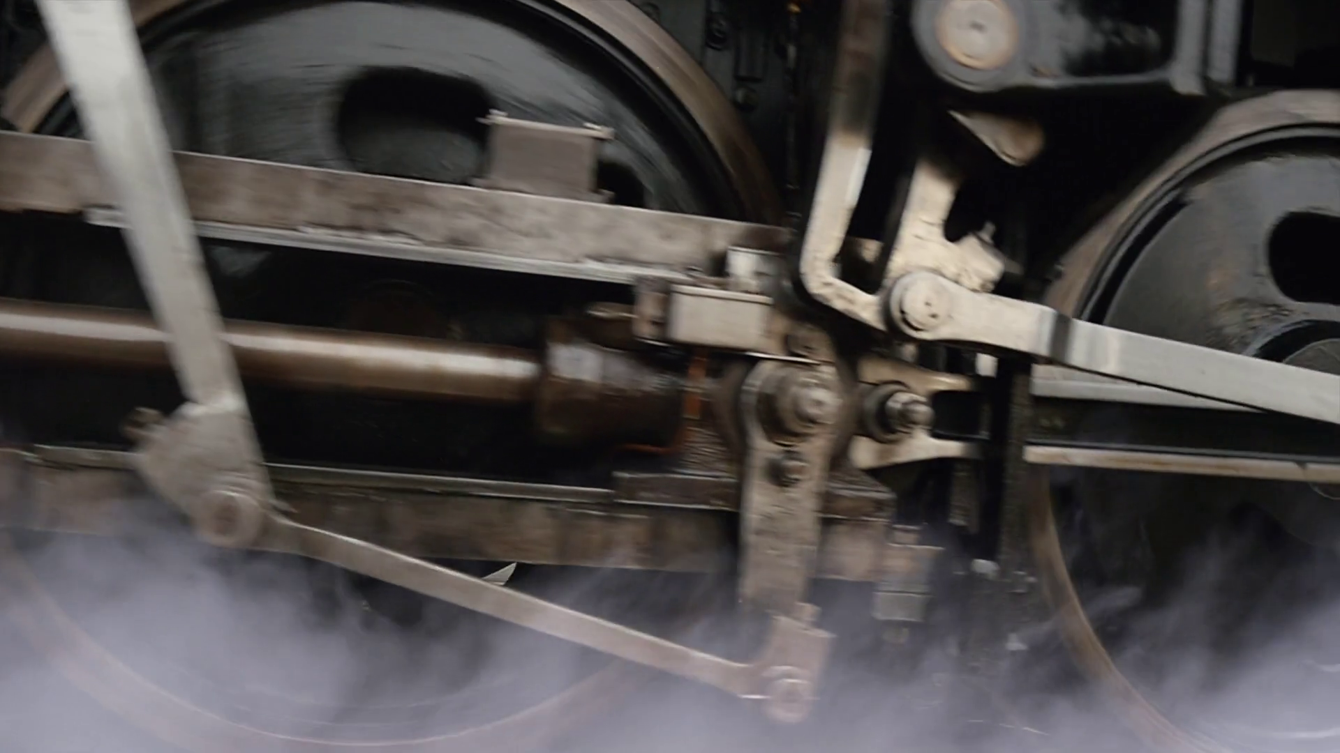 Historical Steam Engine Close Up View Of Stock Footage SBV-348394996 ...