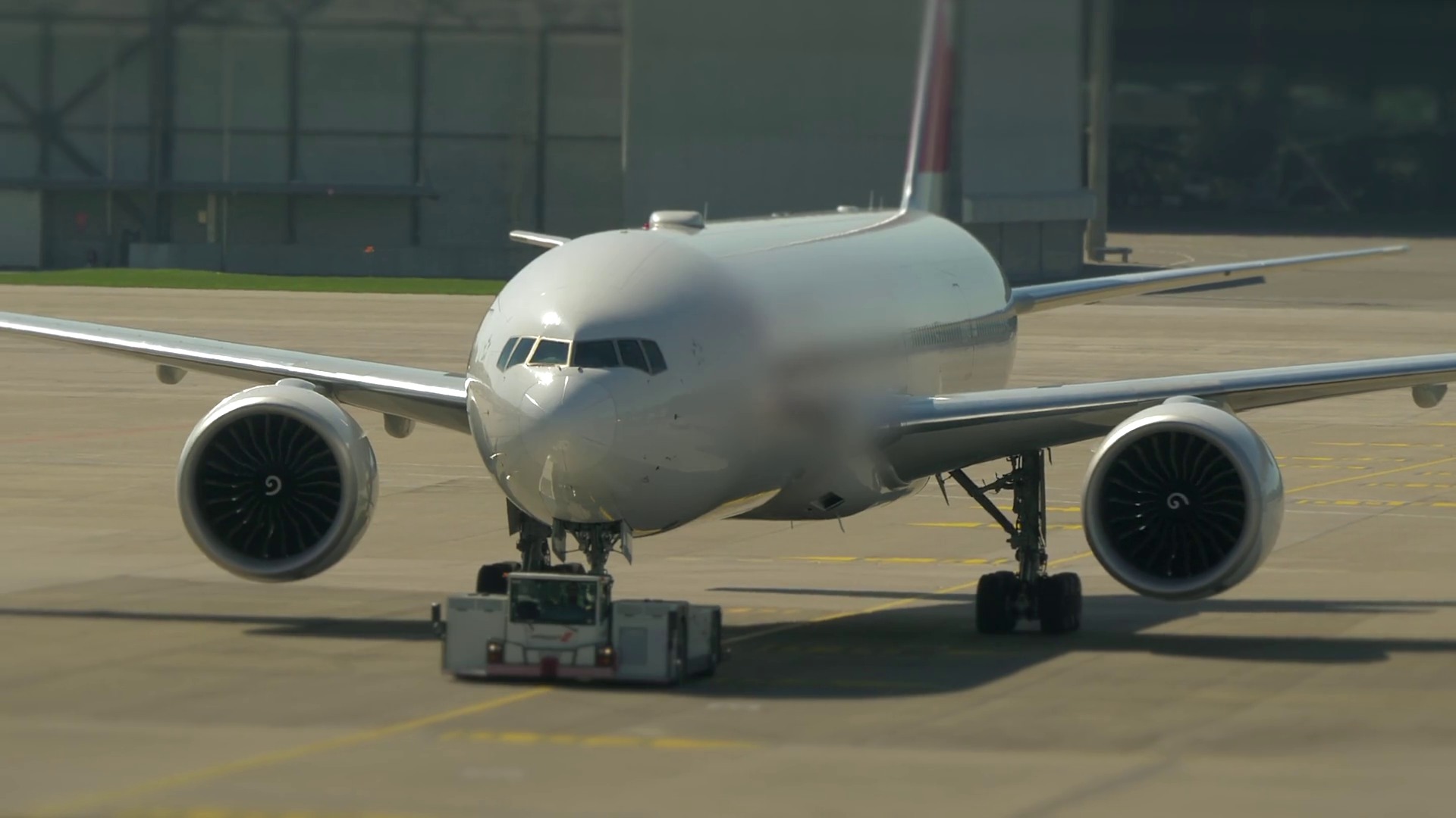 Commercial Airplane Jet Plane Landing At Stock Footage SBV-348395876 ...