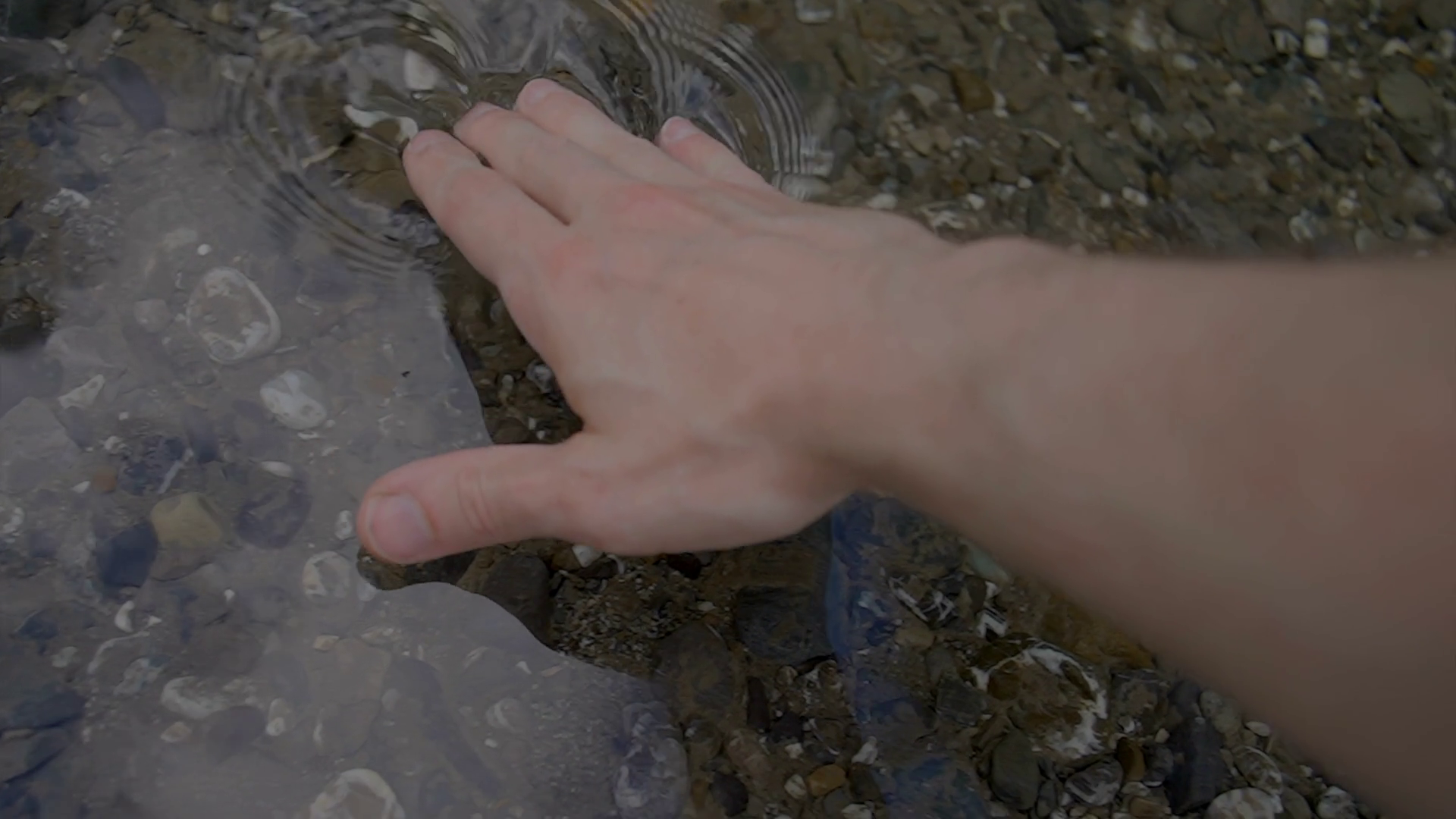 Person Touching Feeling Stones Rocks Stock Footage SBV-348417308 ...