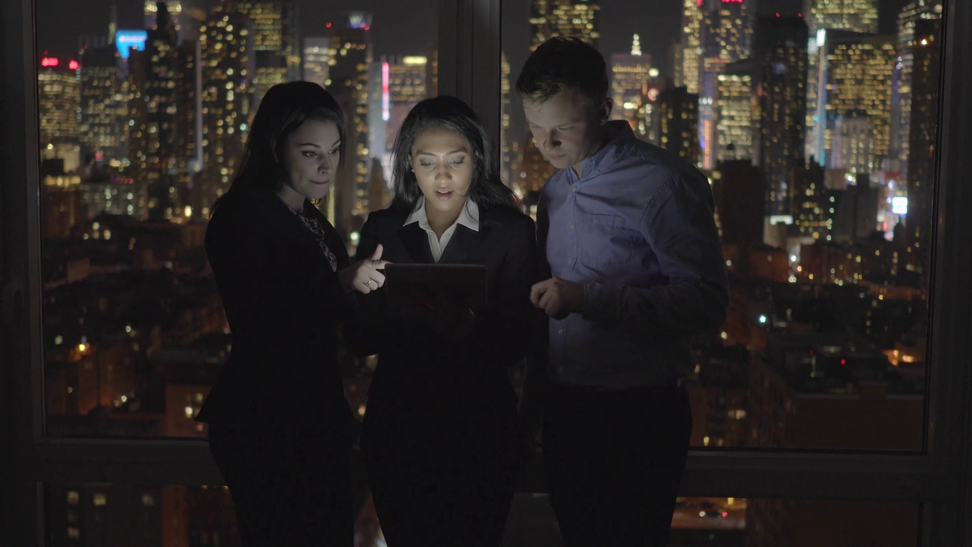 Group Of Young Diverse Friends Watching Stock Footage SBV-348471063 ...