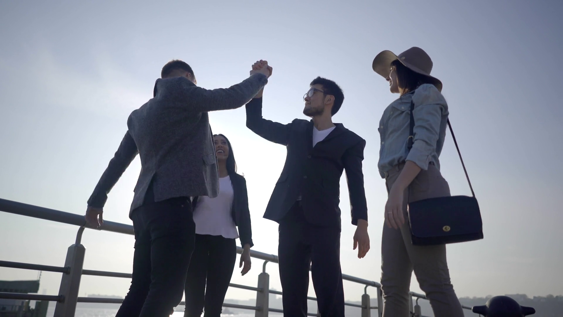 Mixed Ethnic Group Of Multiracial Diverse Stock Footage SBV-348470807 ...