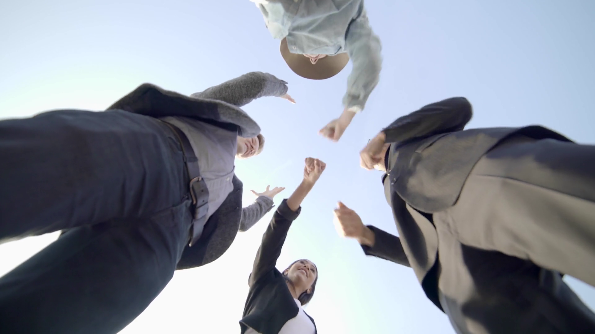 Mixed Ethnic Group Of Multiracial Diverse Stock Footage SBV-348466531 ...