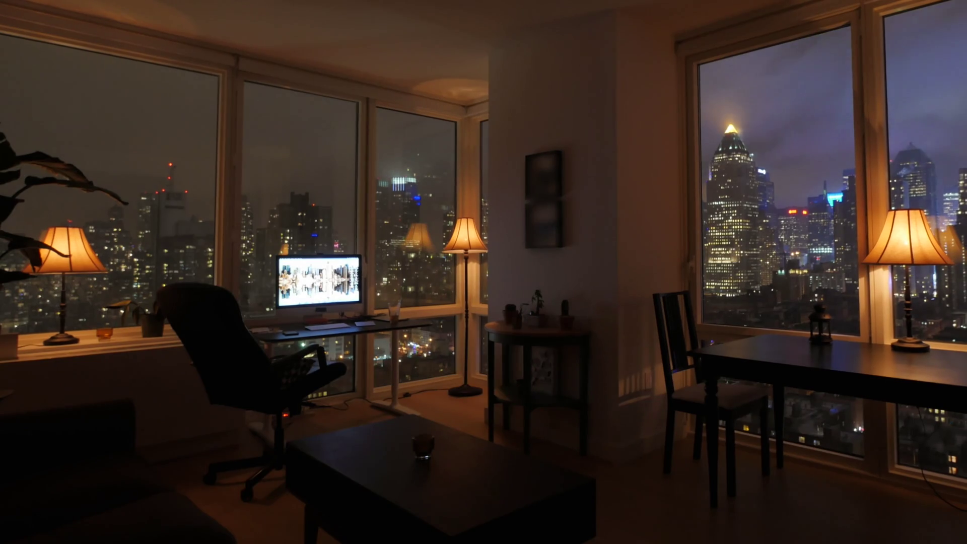 Young Successful Man Living In High Rise Stock Footage SBV-348462228 ...